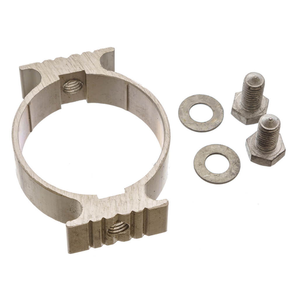 Corner Sign Bracket BAND IT Sign Bracket 201SS 1 Bolt Flared Leg